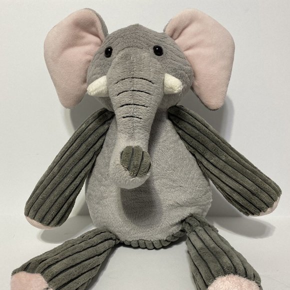Scentsy | Toys | Scentsy Buddy Ollie The Elephant Plush Gray Pink ...